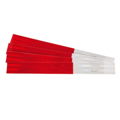 TowSmart 18 in. Red Reflective Strips (4-Pack) 1419