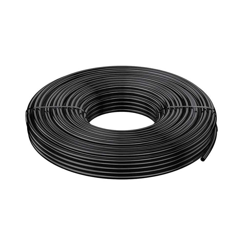 Oyezvary 1/4 in. Drip Irrigation Tubing, 50 ft. Black PVC Distribution ...