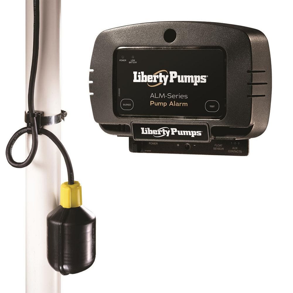 Liberty Pumps ALM Indoor Alarm with Narrow Angle Float Switch and 10 ft ...