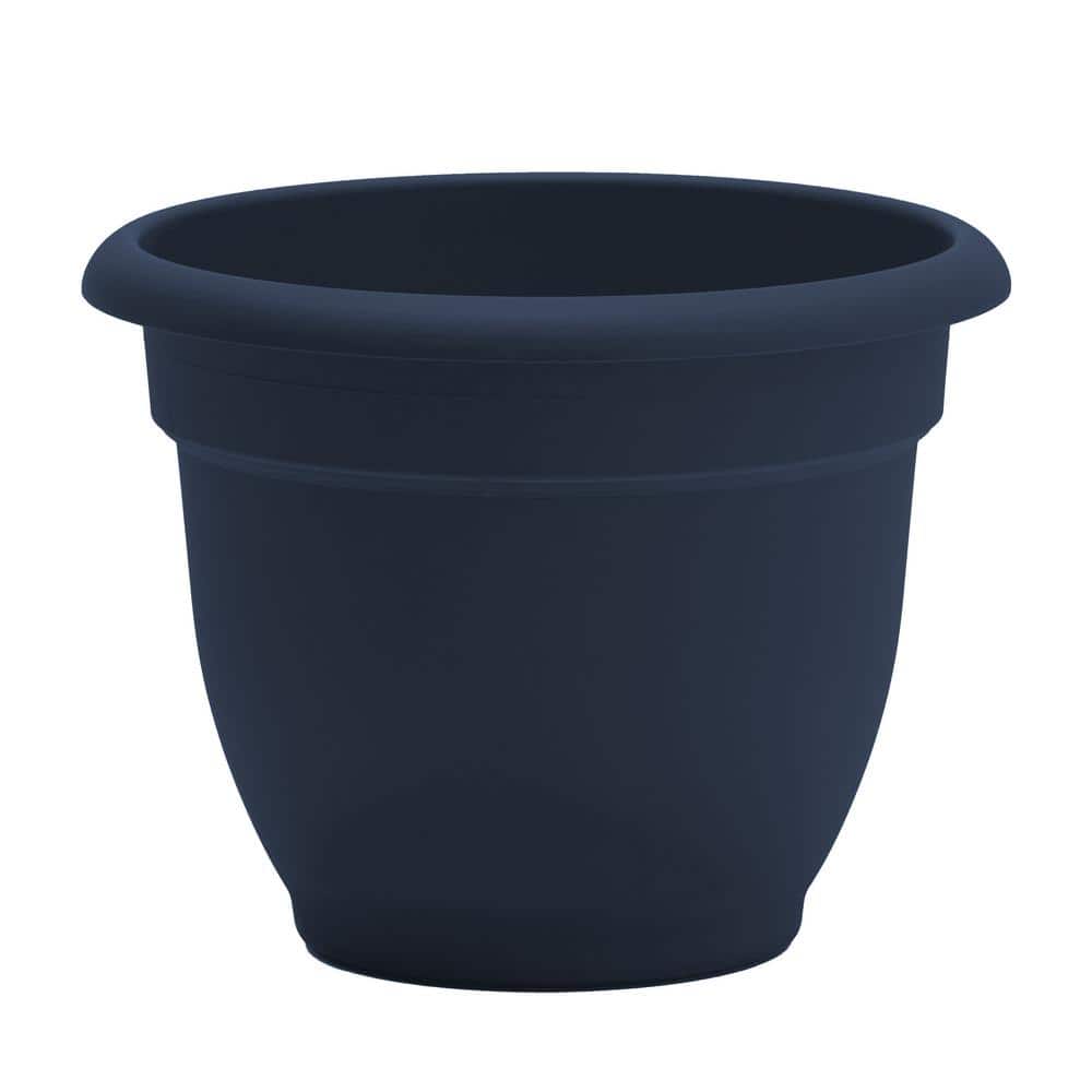 Bloem Ariana 13 in. L x 13 in. W x 10.25 in. H 12 qts. Navy Indoor ...