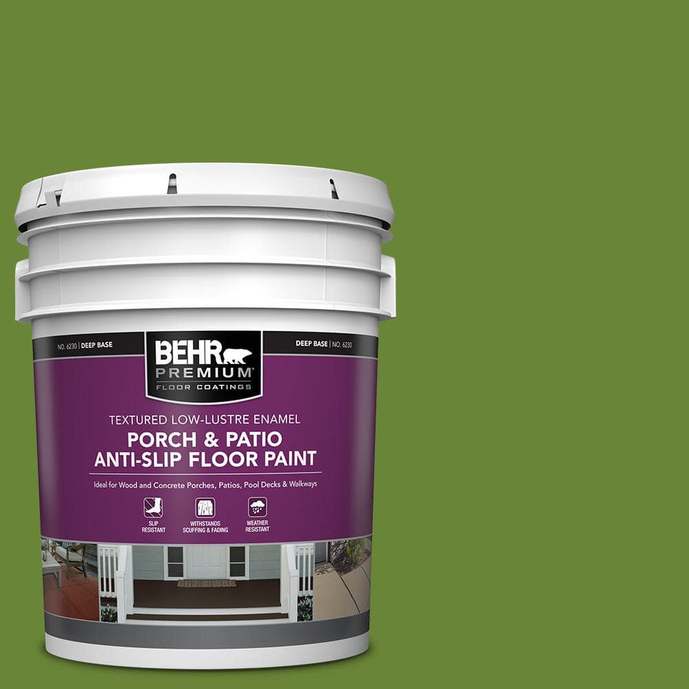 BEHR PREMIUM 5 gal. #P370-7 Sun Valley Textured Low-Lustre Enamel ...