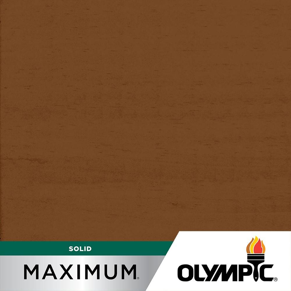 Olympic Maximum 5 gal. SC-1014 Cedar Solid Color Exterior Stain and ...