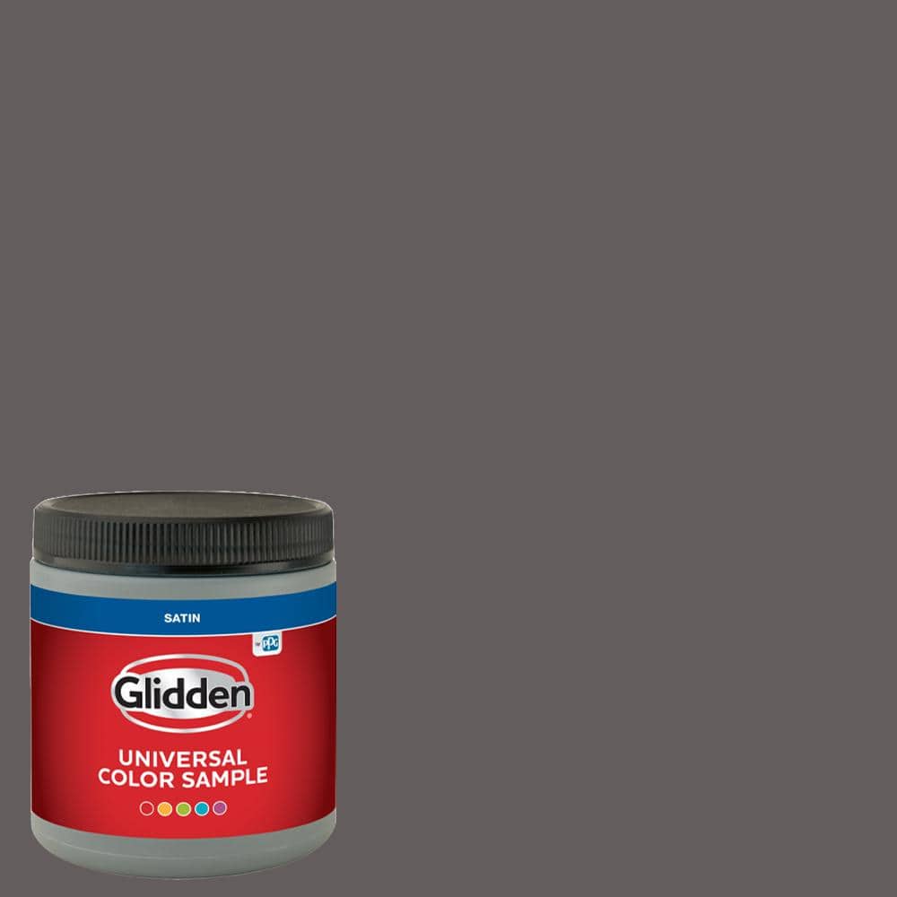 Glidden 8 oz. PPG1004-6 Phantom Hue Satin Interior Paint Sample PPG1004 ...