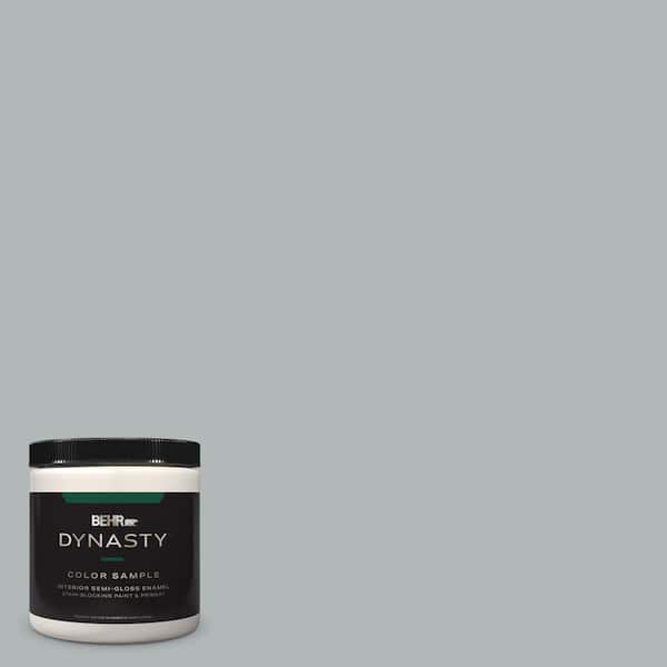 BEHR DYNASTY 8 oz. #N450-3 Meteor Shower Semi-Gloss Enamel Stain ...