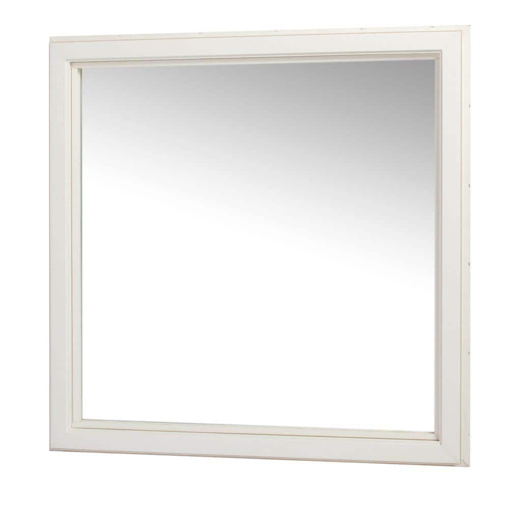 TAFCO WINDOWS 48 in. x 48 in. White Double-Pane Insulated Glass Vinyl ...