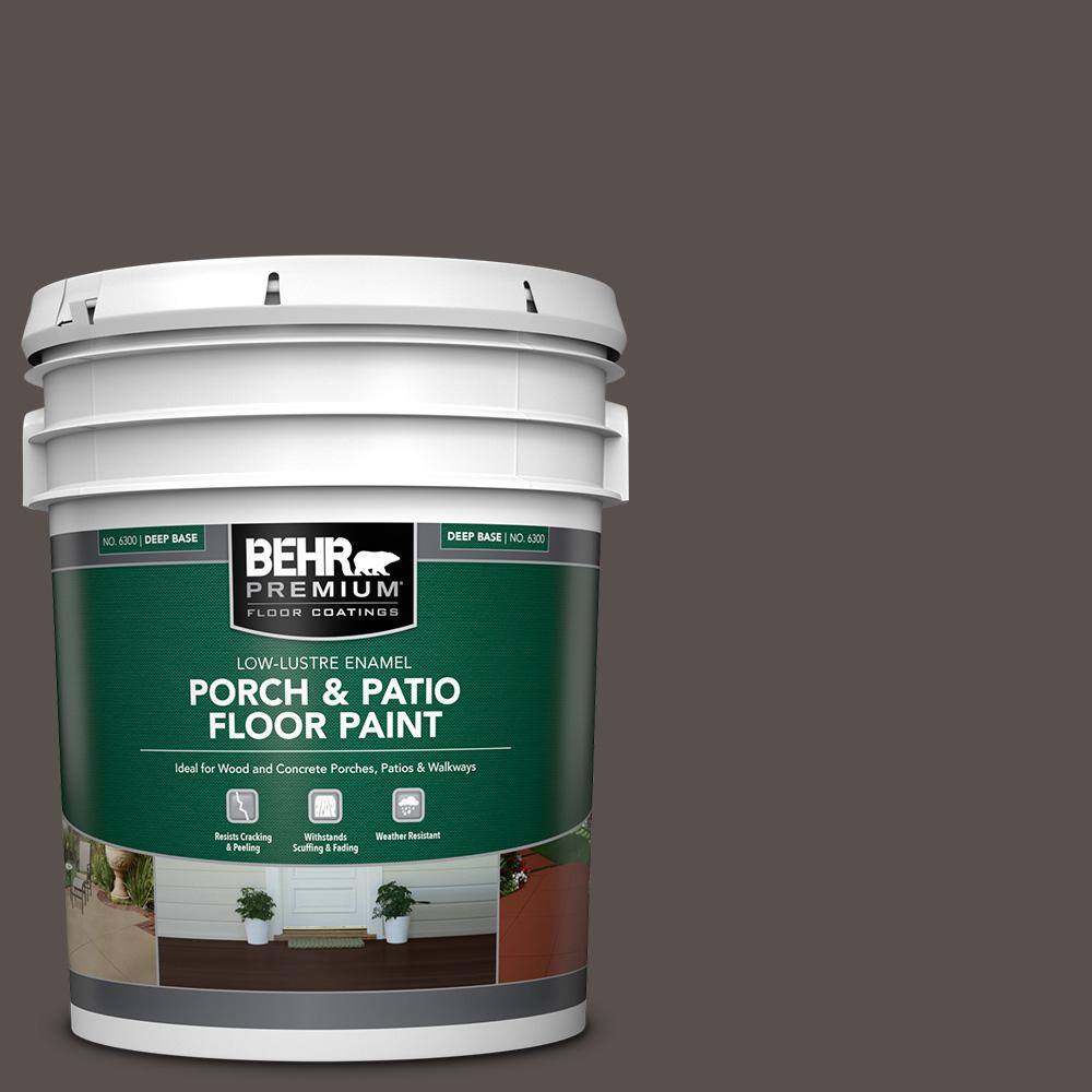 BEHR PREMIUM 5 gal. #ECC-41-2 Willow Wood Low-Lustre Enamel Interior ...