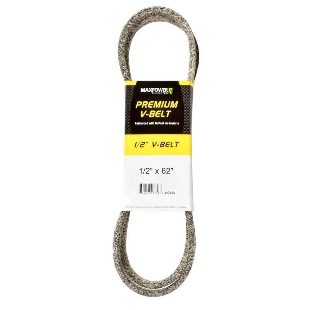 MaxPower 1/2 in. x 62 in. Premium V-Belt 347505 - The Home Depot
