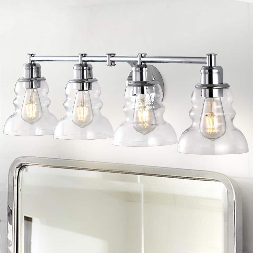 Reviews for JONATHAN Y Manhattan Vintage 35.5 in. 4-Light Chrome Metal ...