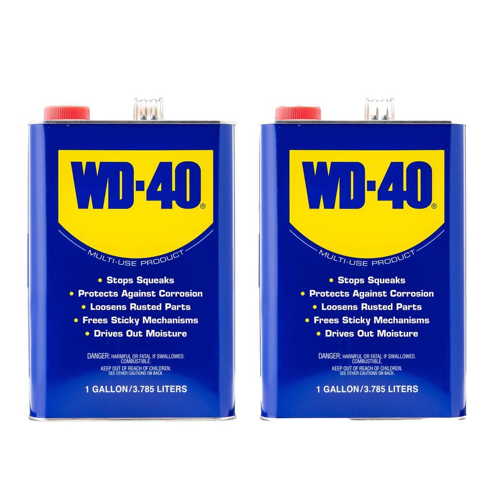 WD-40 1 Gal. Multi-Purpose Lubricant for Heavy-Duty Use (2-Pack) 61197 ...