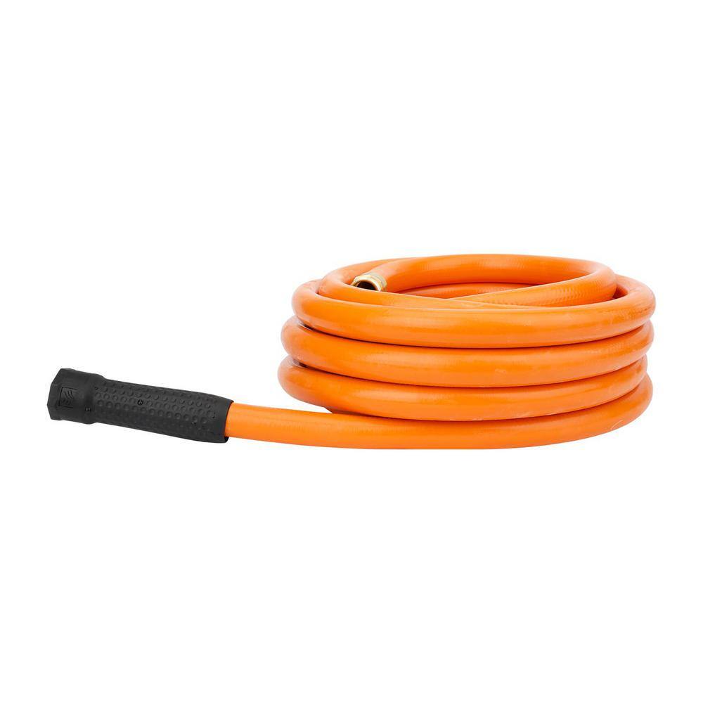 Worth Garden Kink Free 3/4 in. x 25 ft. Heavy-Duty Orange Garden Hose ...