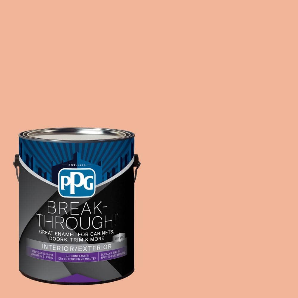 Reviews for Break-Through! 1 gal. PPG1195-4 Crab Bisque Satin Door ...