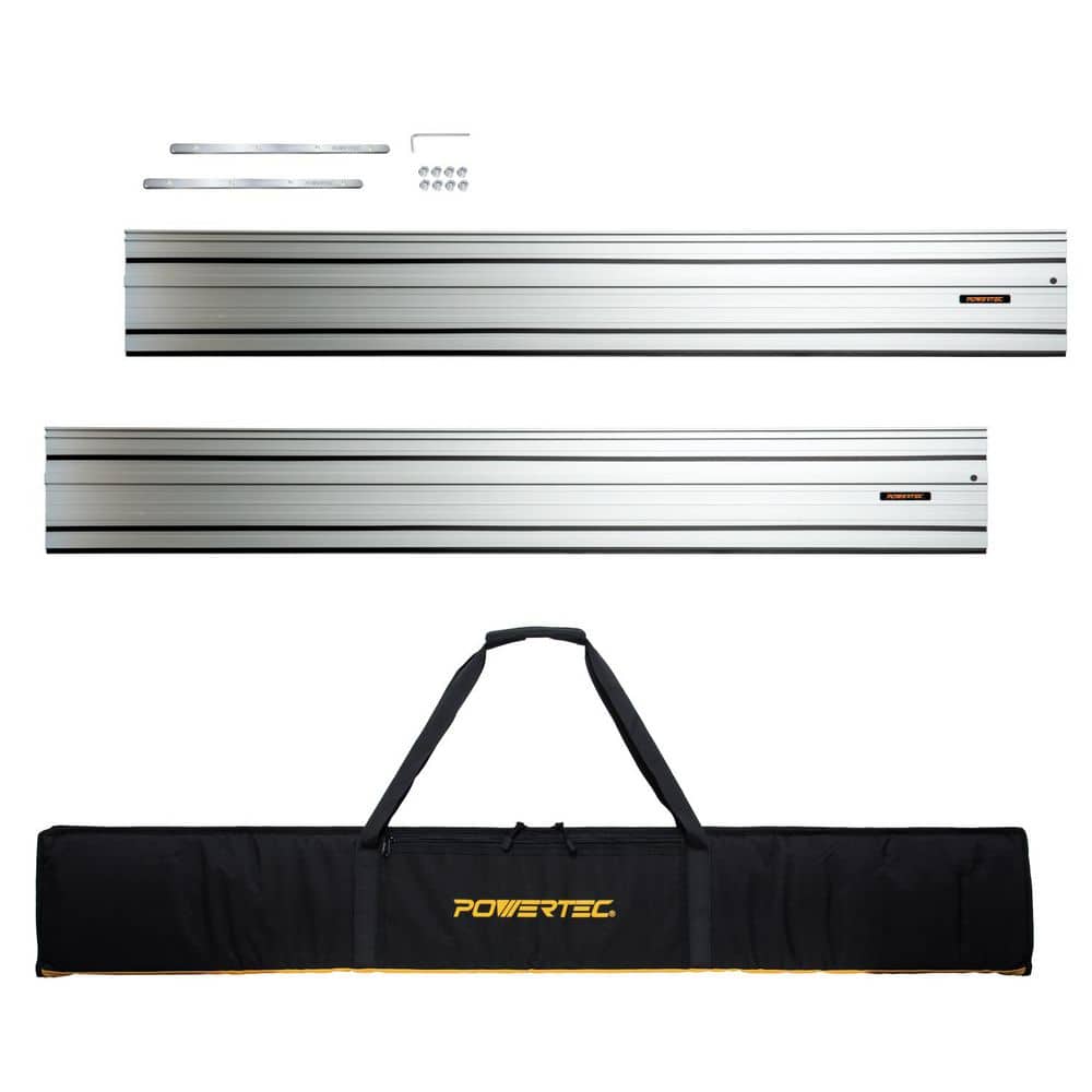 ‎POWERTEC 110 in. Guide Rail Set for Kreg Track Saws for Repeatable Rip ...