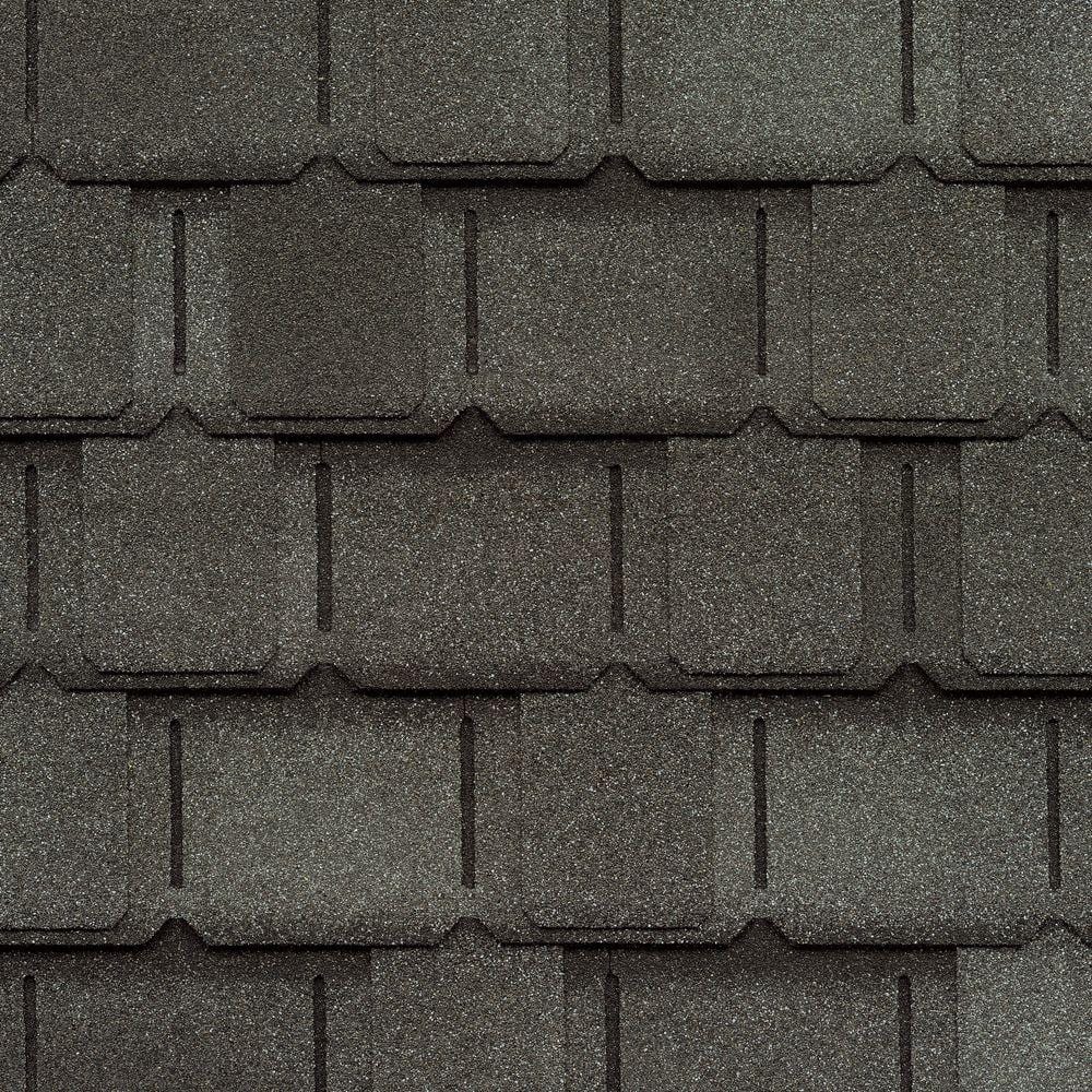GAF Camelot II Antique Slate Designer Laminated Architectural Shingles ...