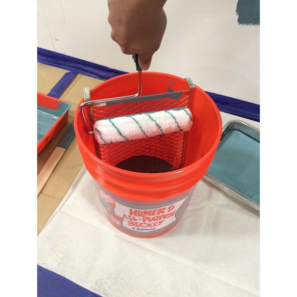 PRIVATE BRAND UNBRANDED Heavy Duty 5 gal. Metal Bucket Grid HD RM 416 H ...