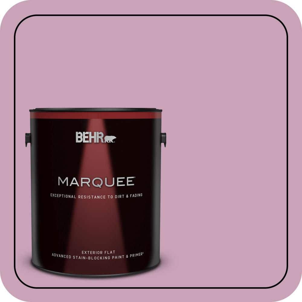 BEHR MARQUEE 1 gal. #690D-4 Taste of Berry Flat Exterior Paint & Primer ...