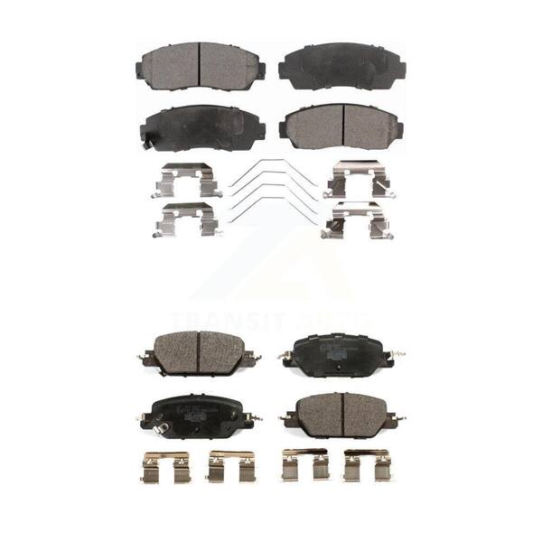 TEC Front Rear Ceramic Brake Pads Kit For 20-22 Honda CR-V FULL HYBRID ...