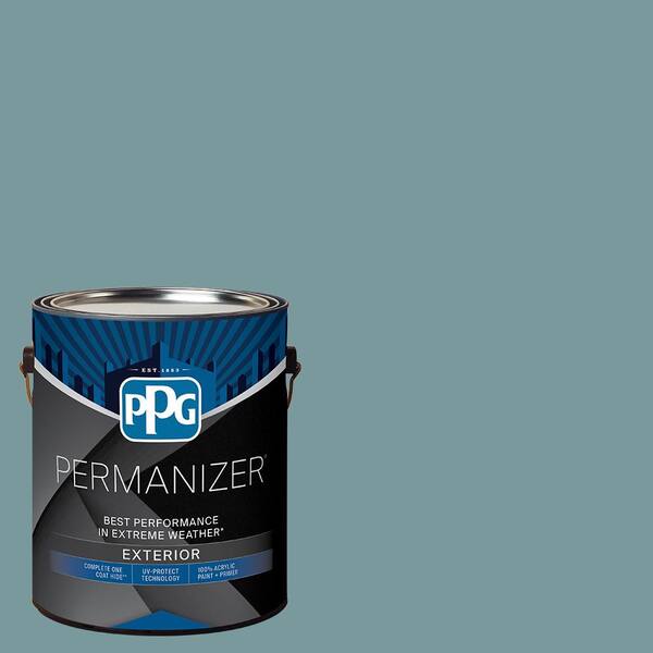 PERMANIZER 1 gal. PPG1148-5 Cathedral Glass Semi-Gloss Exterior Paint ... PERMANIZER 1 gal. PPG1148-5 Cathedral Glass Semi-Gloss Exterior Paint ...
