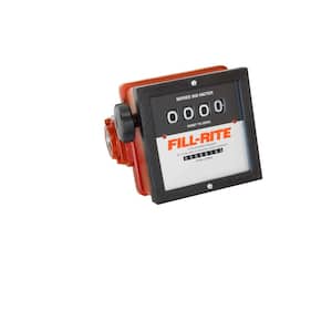 FILL-RITE 3/4 in. 5-20 GPM 3 Digit Mechanical Fuel Transfer Meter 807C ...