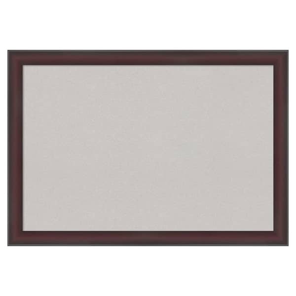Amanti Art Grand Cherry Narrow 40 in. x 28 in., Poly Framed Grey Cork ...
