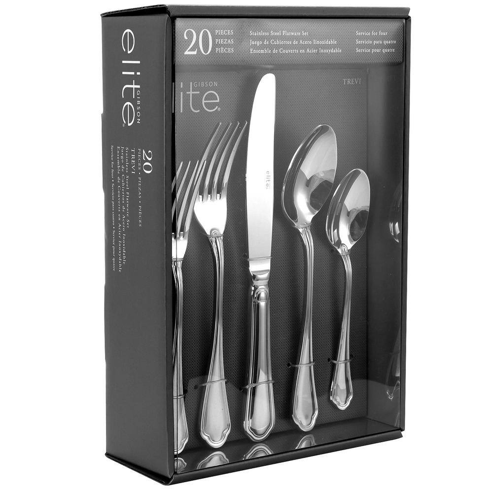 GIBSON elite Medici 20-Piece Flatware Set (Service for 6) 985105495M ...
