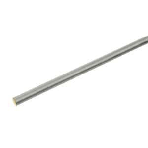 Everbilt 1/4 in. x 1 ft. Stainless Steel (Coarse) Threaded Rod 7801 ...