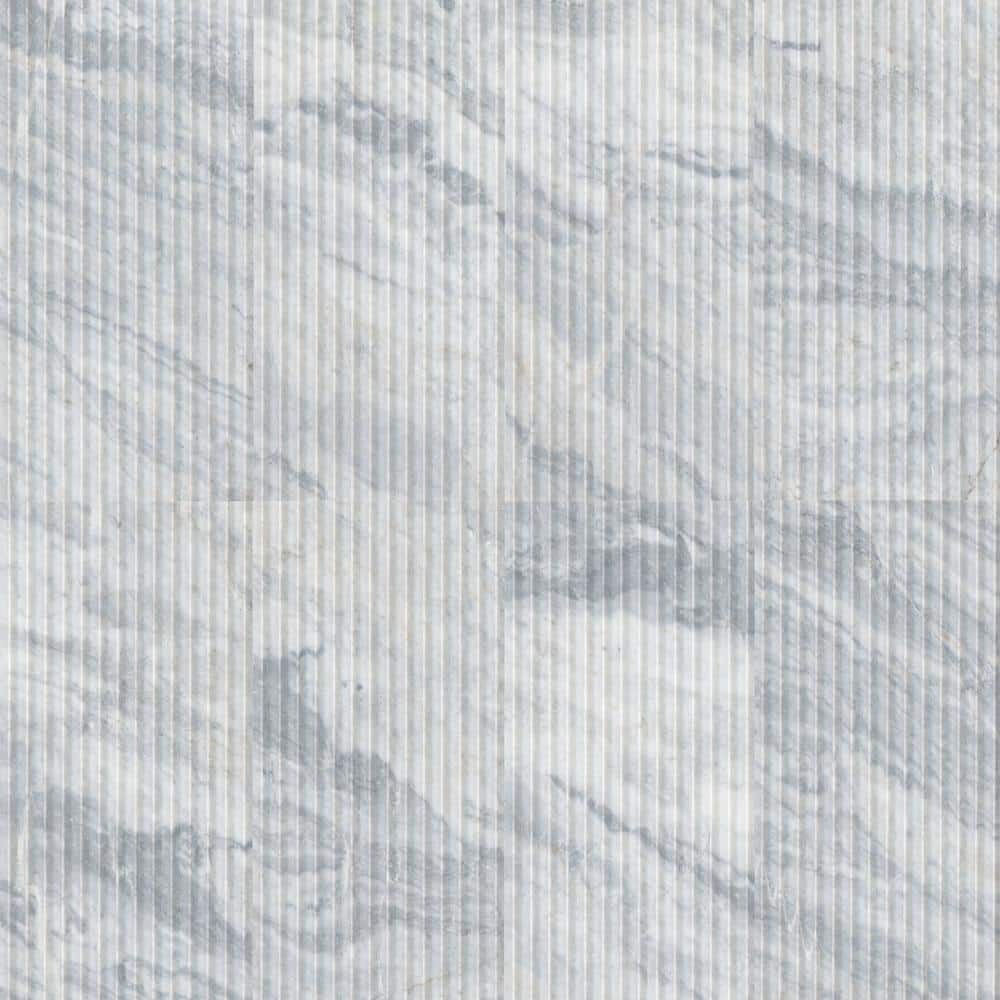 MSI Arabescato Venato Milano Ribbo 12 in. x 24 in. Honed Fluted Marble ...
