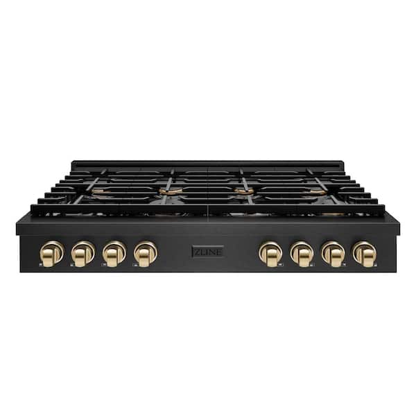 FOTILE Tri-Ring 36 in. Gas Cooktop in Stainless Steel with 5 Burners ...