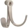 Liberty Hardware Rustic Farmhouse 3 in. Satin Nickel Double Prong Hook ...