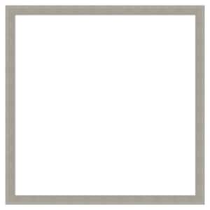 Amanti Art Woodgrain Stripe Grey 26 in. x 20 in. Wood Framed Dry Erase ...