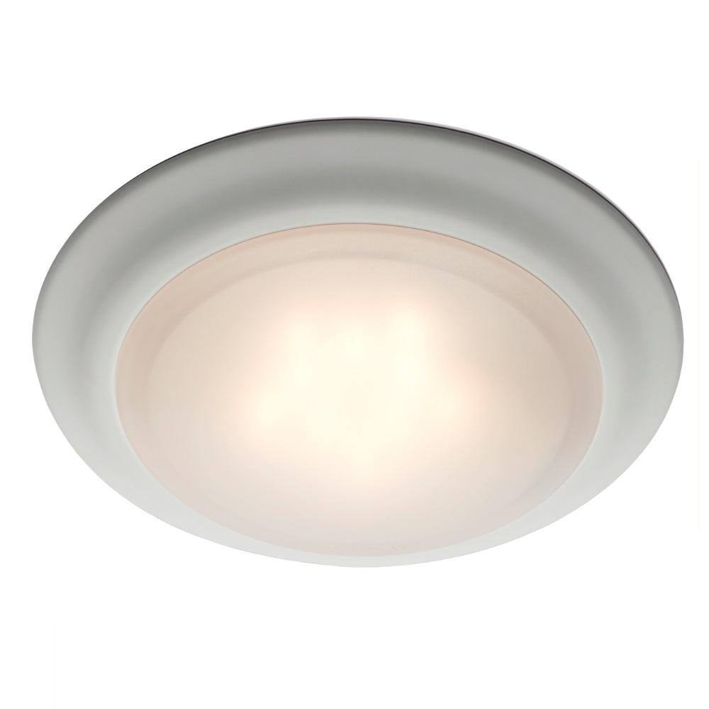 Bel Air Lighting 7.5 in. White Integrated LED Miniature Disk Flush ...