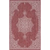 Unique Loom Rust Red Antique 7 ft. x 10 ft. Indoor/Outdoor Area Rug ...