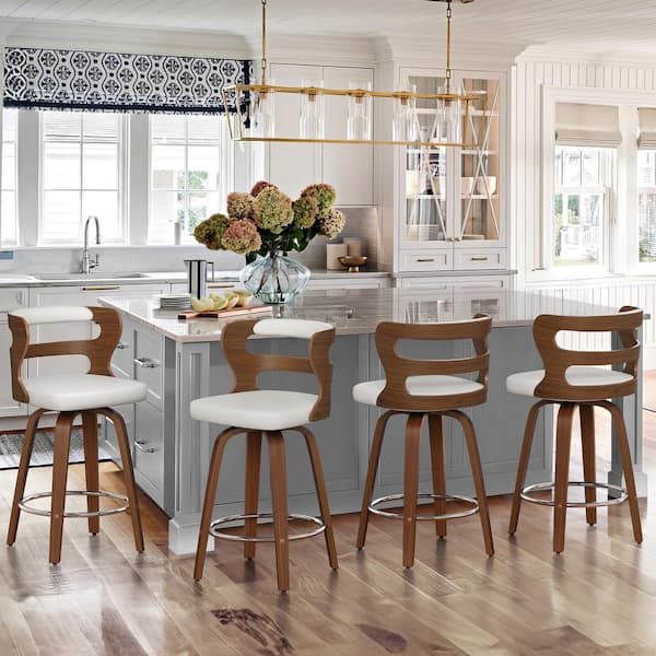 Solid wood swivel bar stools store