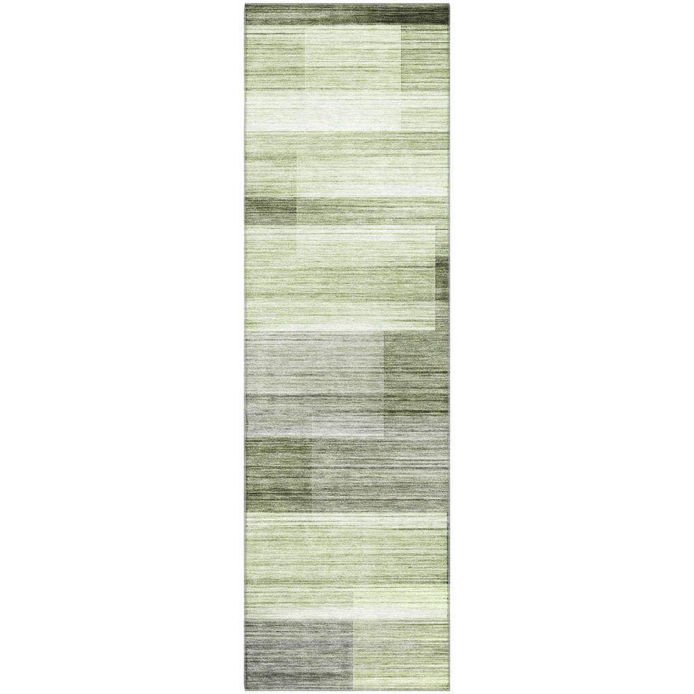 Addison Rugs Mayfield Premium Machine Washable Abstract AMF2082 Green 2 ...
