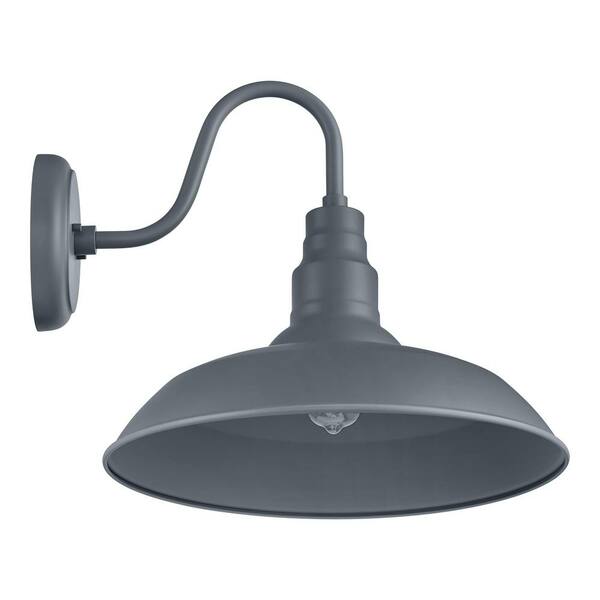 Home Decorators Collection Bell Ridge 18 in. 1-Light Blue Outdoor Extra ...
