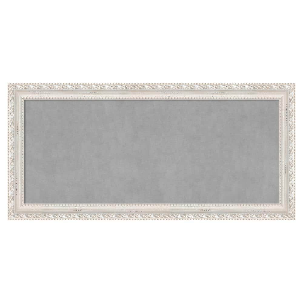 Amanti Art Opera Off White 54 in. x 26 in Framed Magnetic Board ...