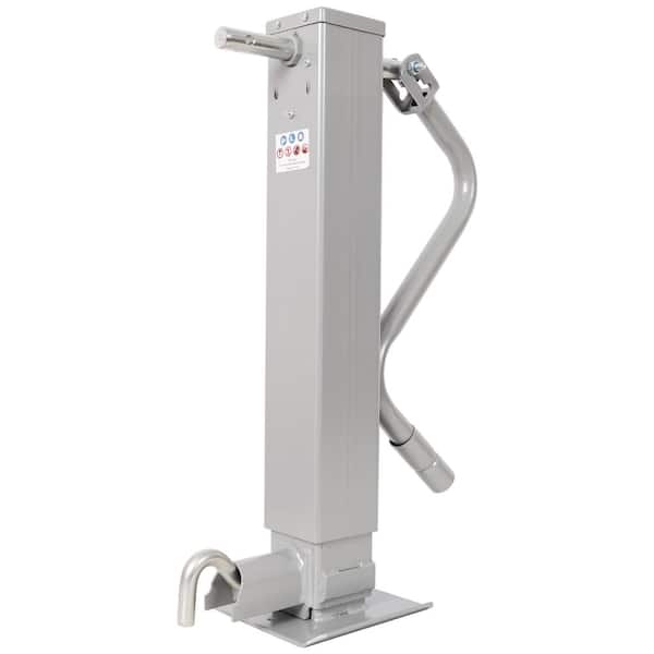 26 in. Weld On Trailer Jack, 12,000 lbs. Capacity, Sidewind Crank, No ...