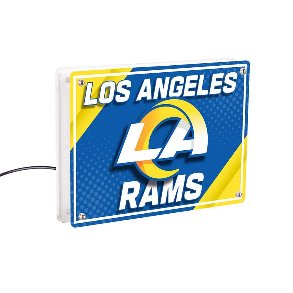 Evergreen Los Angeles Rams NFL Football Multicolor Rectangle Desklite ...