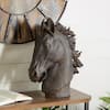 Litton Lane 7 in. x 25 in. Brown Polystone Horse Sculpture 44678 - The ...