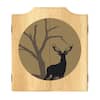 Hunt Deer 20.5 in. Dart Board with Cabinet, Darts and Scoreboards ...