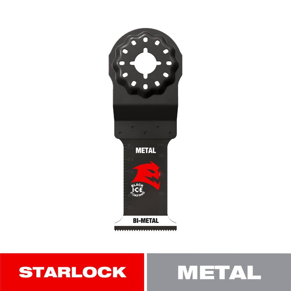 DIABLO 1-1/4 in. Steel Demon Starlock Bi-Metal Oscillating Blade for ...