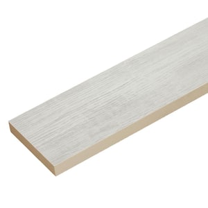 Reviews for Veranda 3/4 in. x 5-1/2 in. x 12 ft. White Reversible PVC ...