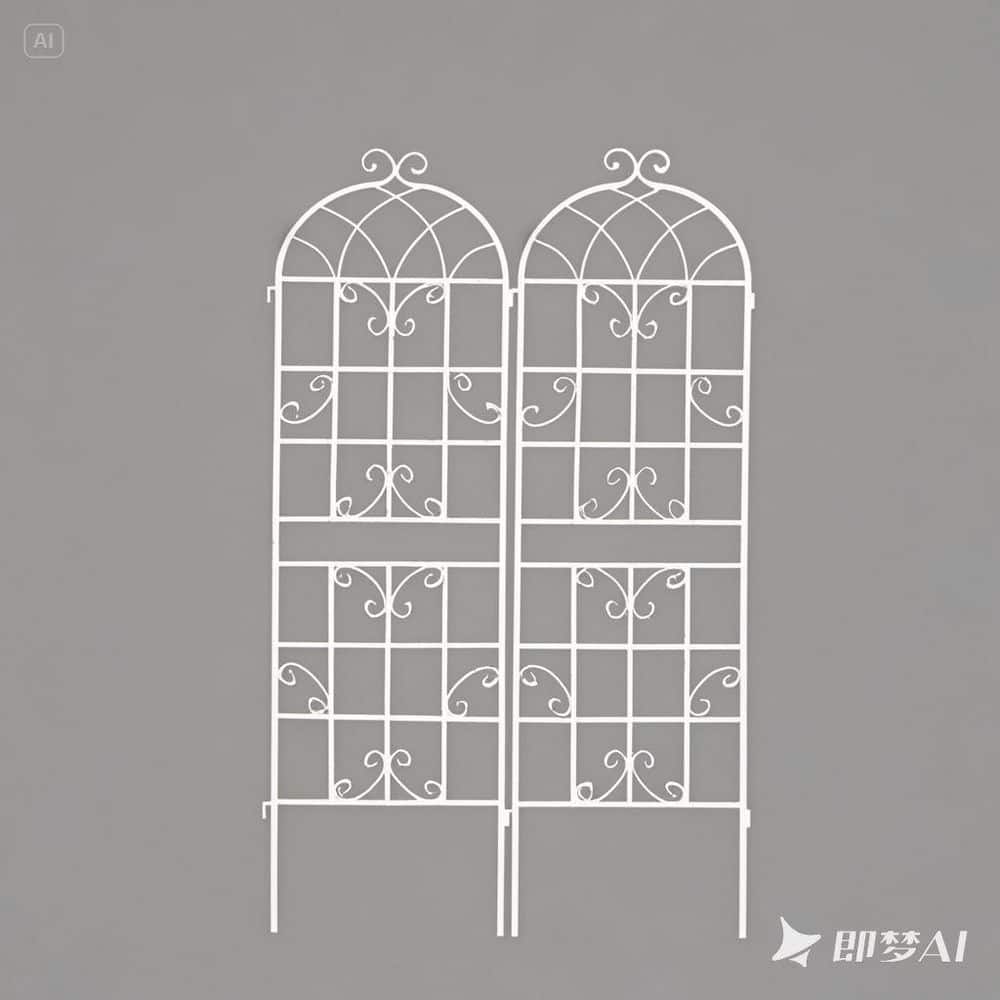 eVita 71 in. H Metal Garden Trellis 2 Pack Rustproof Trellis for ...