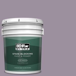 BEHR PREMIUM PLUS 1 qt. #PPU16-13 Duchess Lilac Flat Low Odor Interior ...