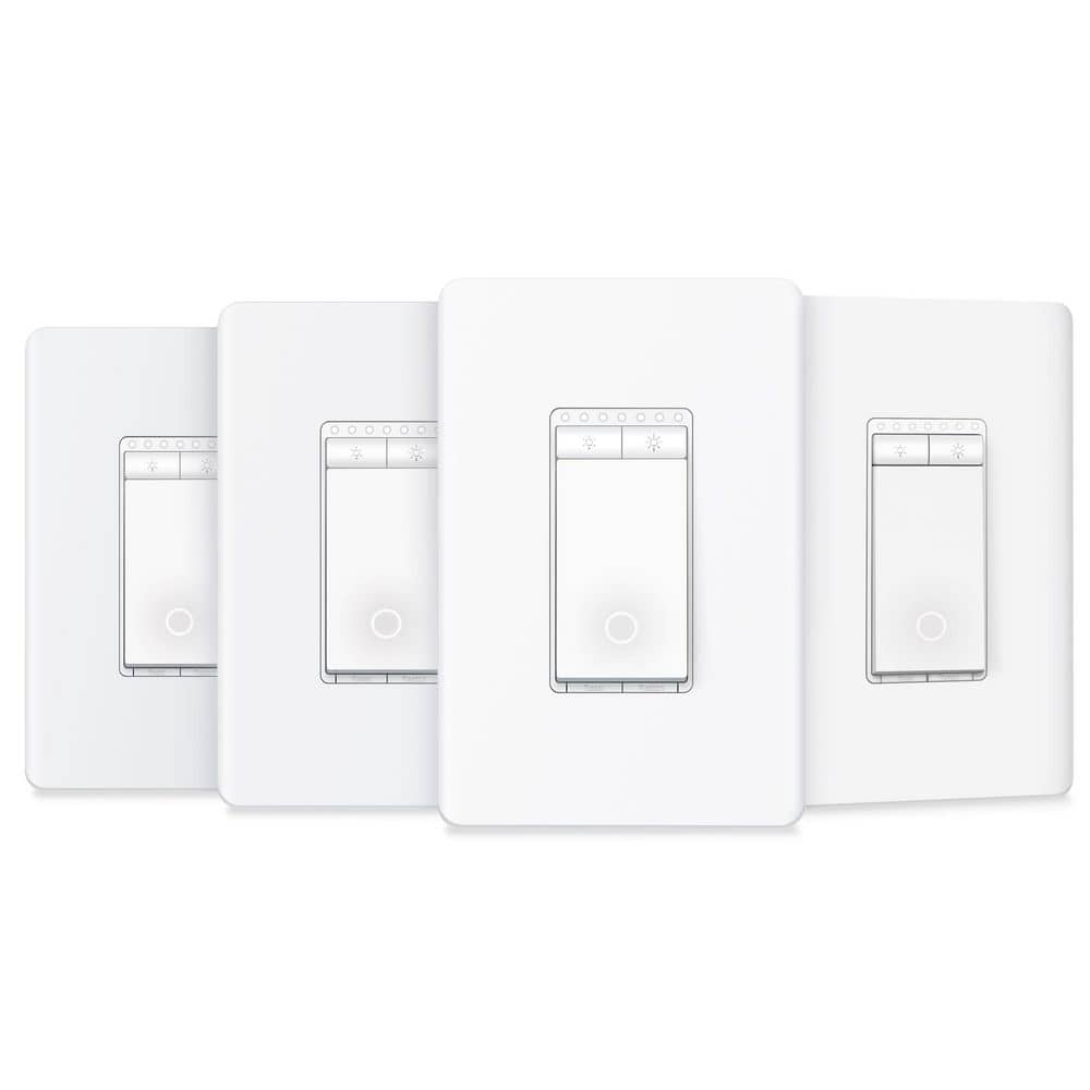 TP-LINK Tapo Smart Wi-Fi Light Dimmer Switch with Matter (4-Pack ...