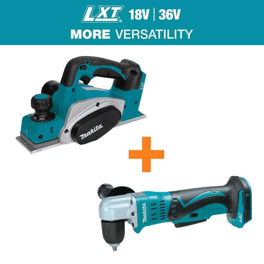 Makita 18V LXT Lithium-Ion 3-1/4 in. Cordless Planer (Tool-Only) with ...