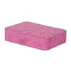 Mele & Co Maria Pink Plush Fabric Jewelry Box 0054523 - The Home Depot