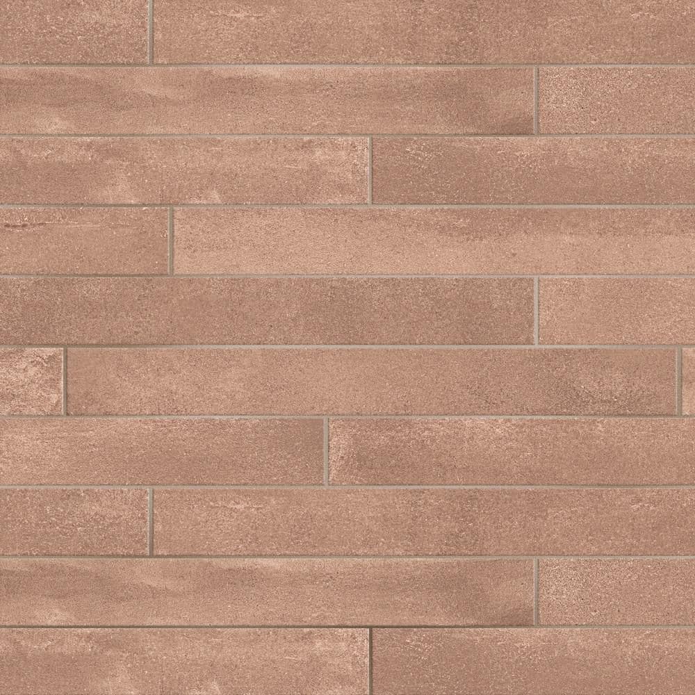 Merola Tile Tucson Cotto 2 in. x 18 in. Porcelain Floor and Wall Tile ...