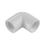 VPC 3/4 in. x 1/2 in. PVC Schedule 40 All Hub 90-Degree Elbow Fitting 27-406-101B - The Home Depot