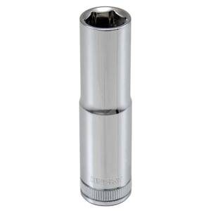 Husky 3/8 in. Drive 11 mm 6-Point Metric Deep Socket H3D6PDP11MM
