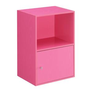 Convenience Concepts Xtra Storage Pink 3-Door Cabinet with Shelf R5-288 ...